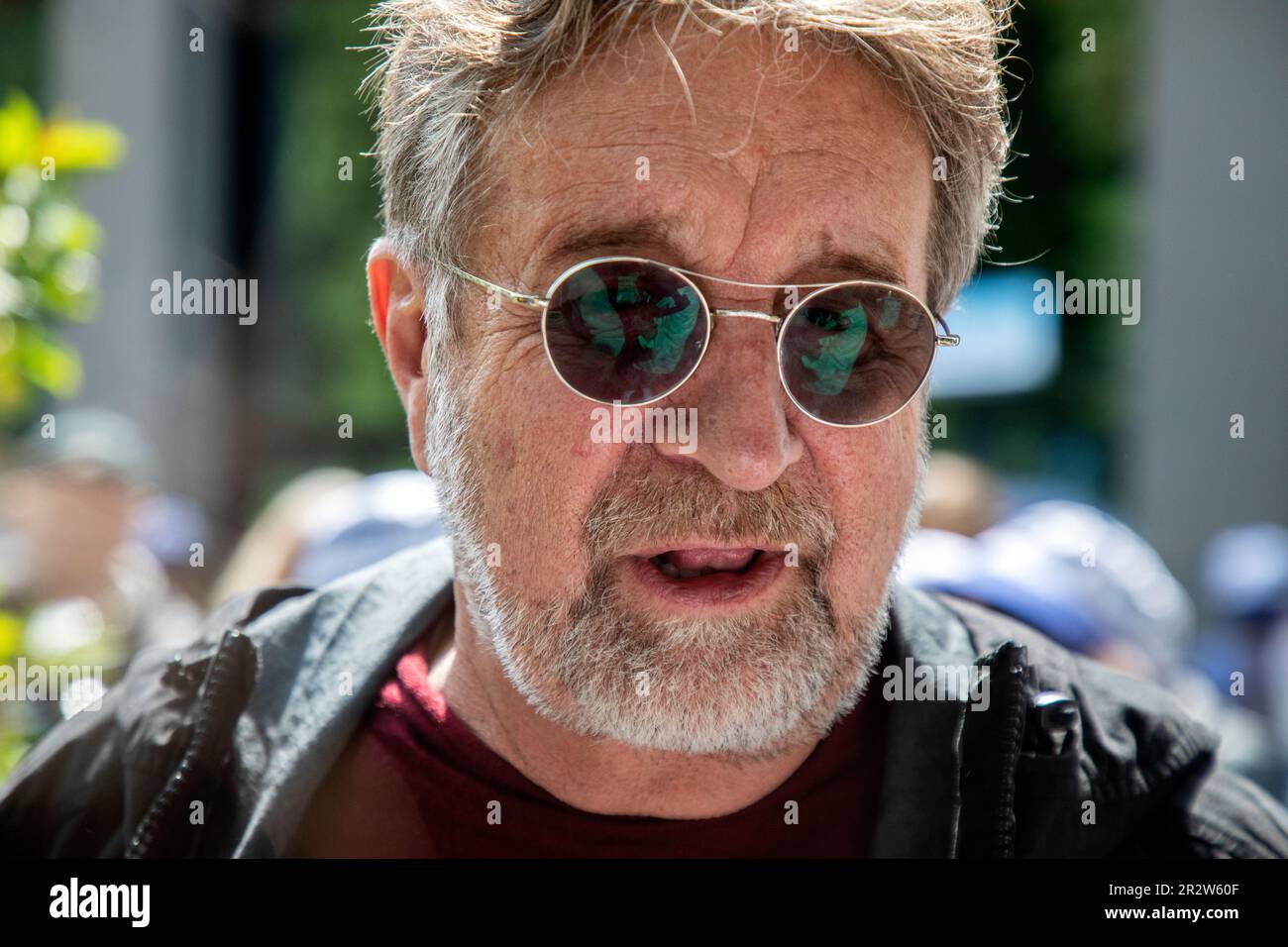 Moscow, Russia. 21st of May, 2023. Russian actor Leonid Yarmolnik ...