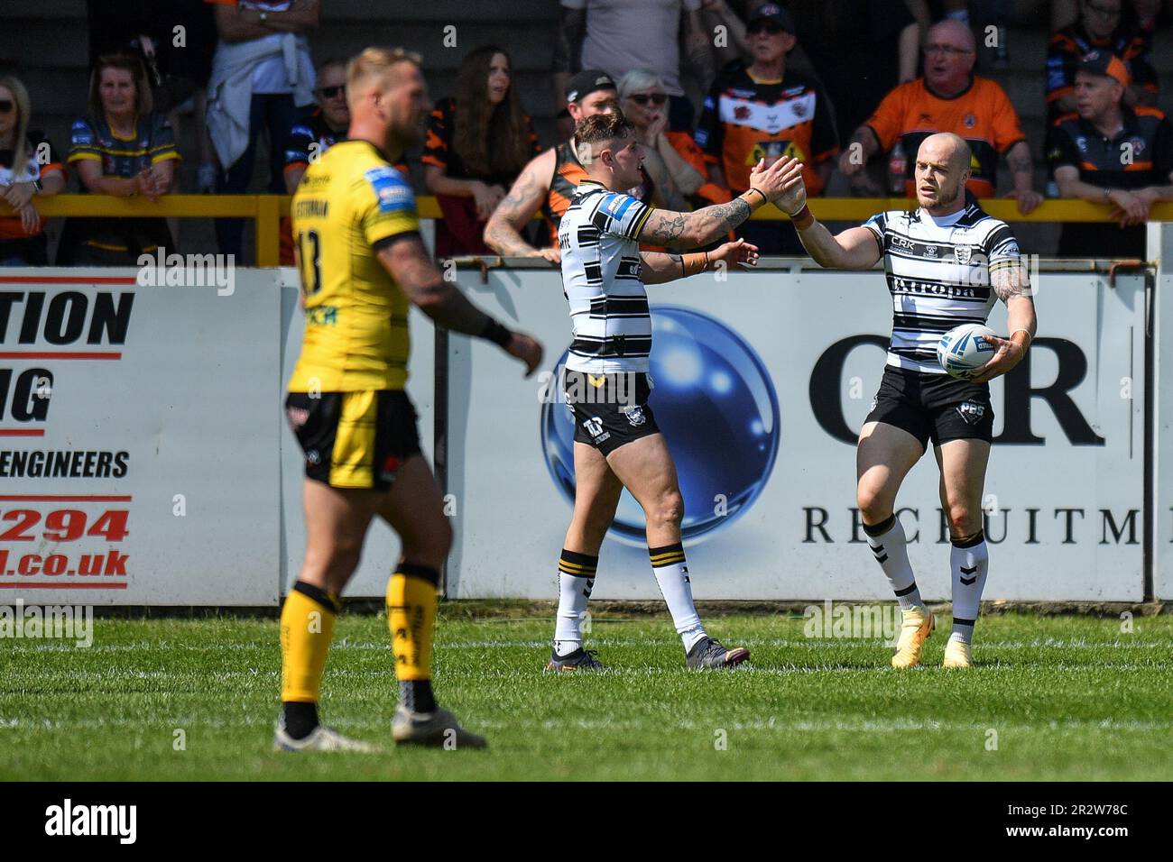 Castleford, England - 21st May 2023 - Adam Swift (2) of Hull FC ...
