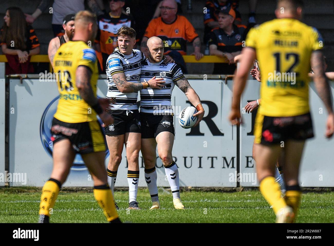 Castleford, England - 21st May 2023 - Adam Swift (2) of Hull FC ...