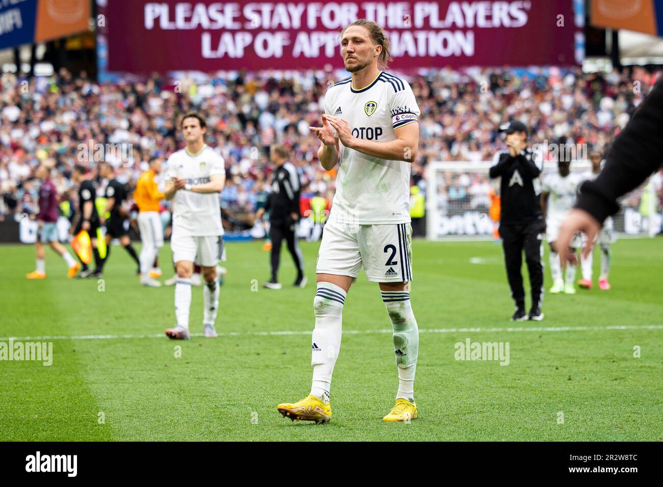 London, UK. 21st May, 2023. Luke Ayling of Leeds United at full time ...