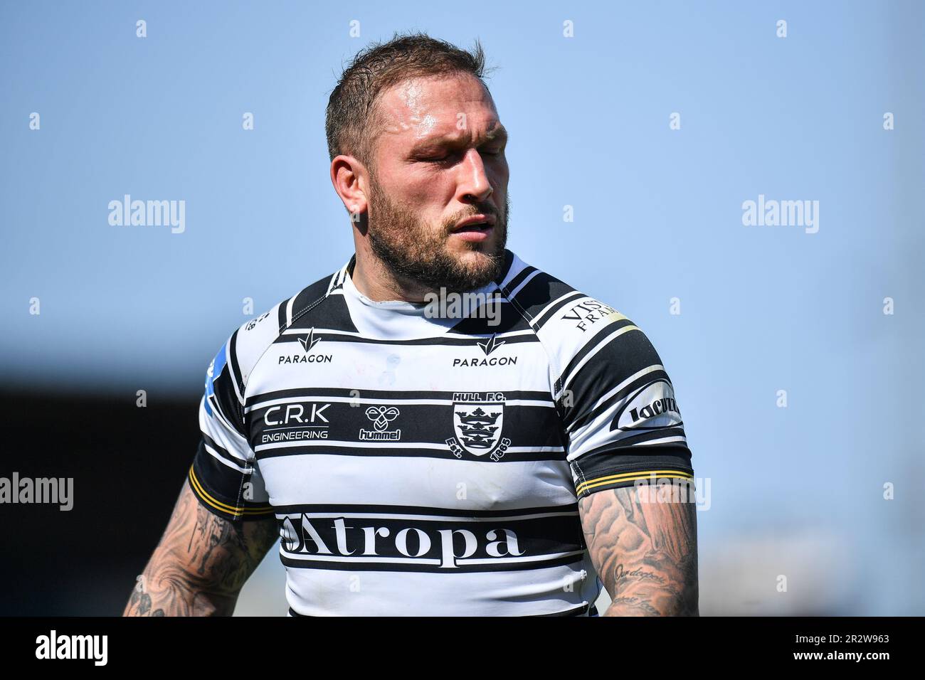 Castleford, England - 21st May 2023 - Josh Griffin of Hull FC. Rugby ...