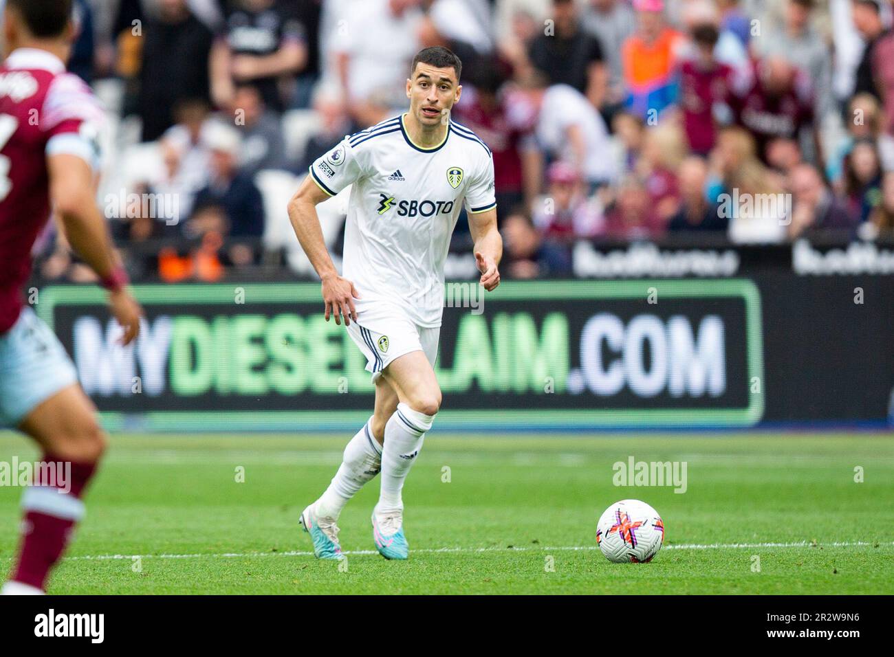 London, UK. 21st May, 2023. Marc Roca of Leeds United in action ...