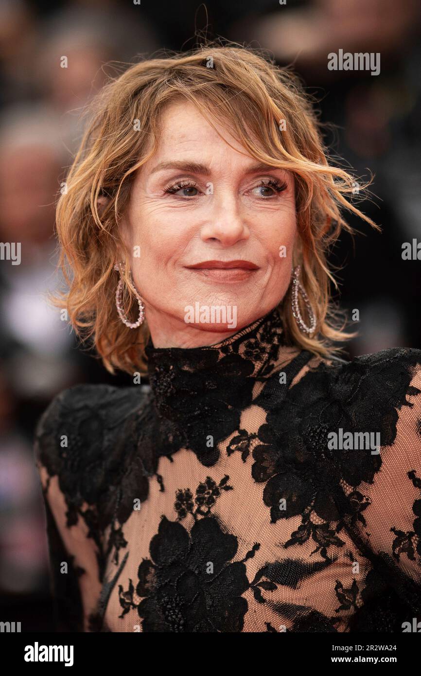 Isabelle Huppert poses for photographers upon arrival at the premiere ...