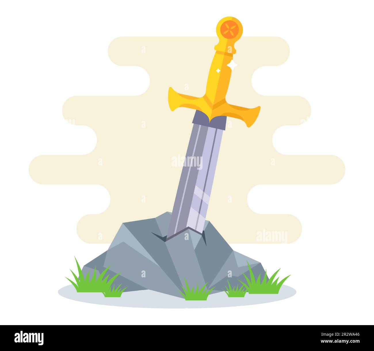 Sword In The Stone Drawing