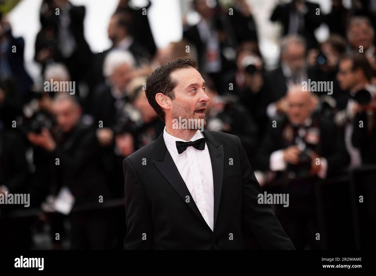 Tobey Maguire poses for photographers upon arrival at the premiere of ...