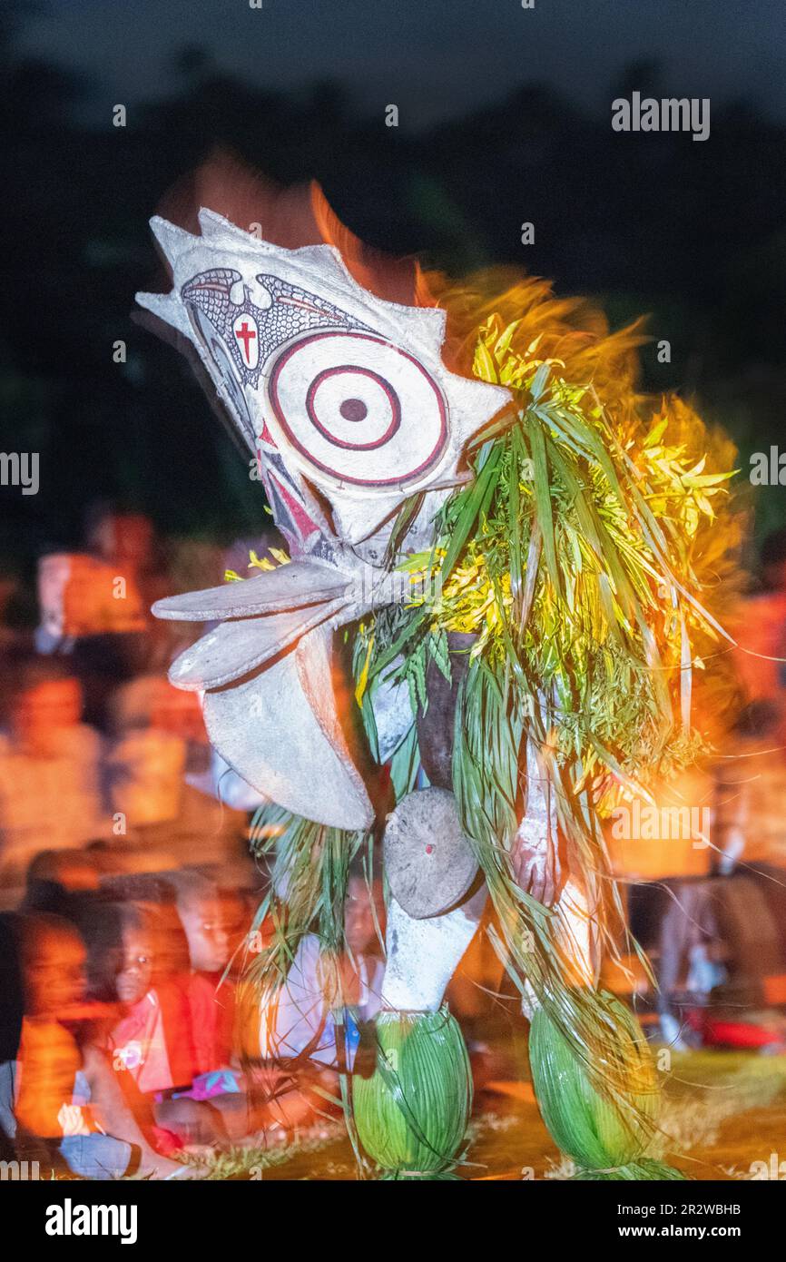 Papua New Guinea, New Britain Island, Rabaul, Baining. Traditional ...