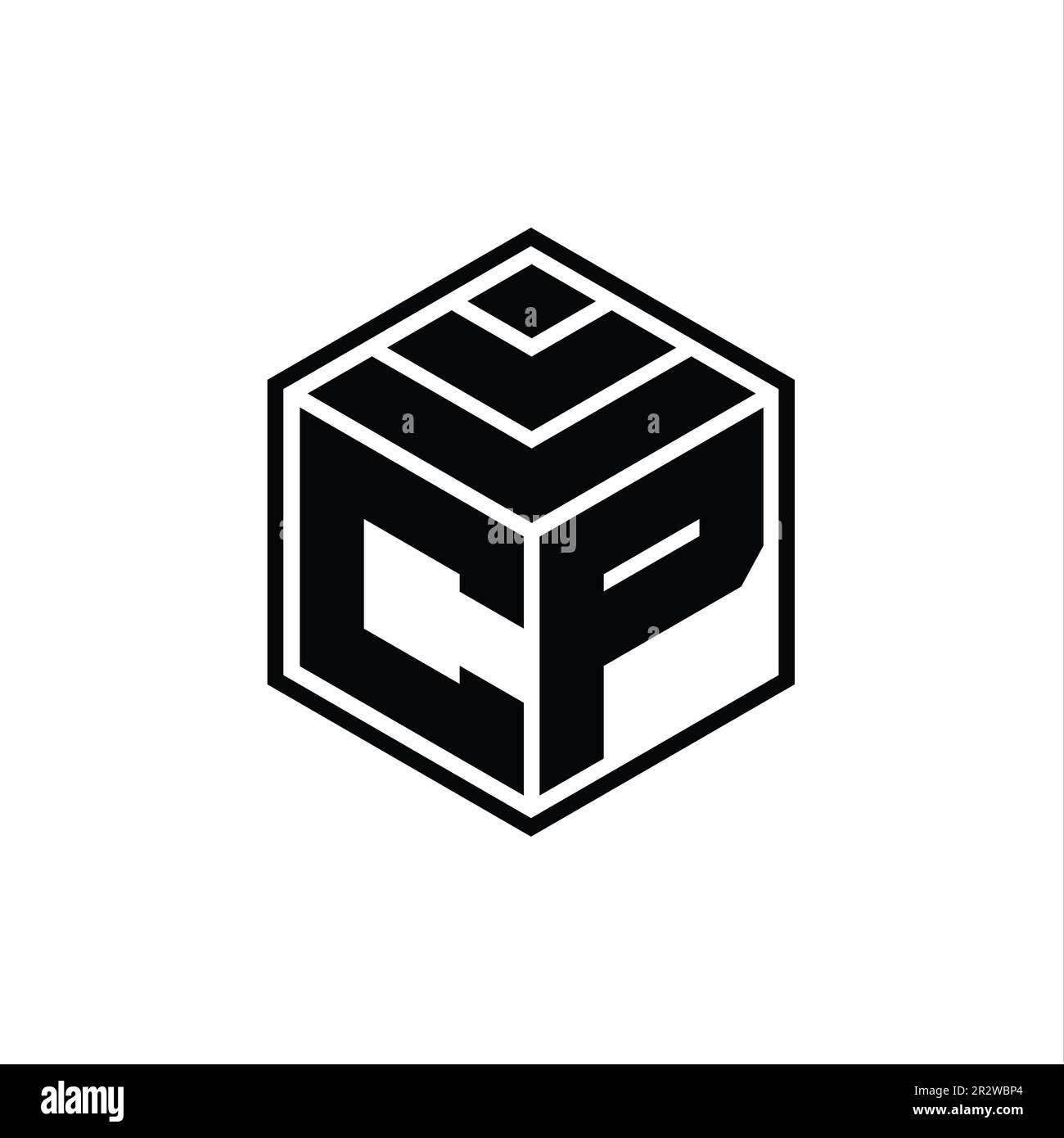 CP Logo monogram with hexagon geometric shape isolated outline design ... CP Logo monogram with hexagon geometric shape isolated outline design ...