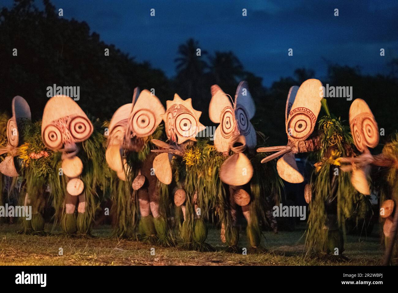 Papua New Guinea, New Britain Island, Rabaul, Baining. Traditional ...