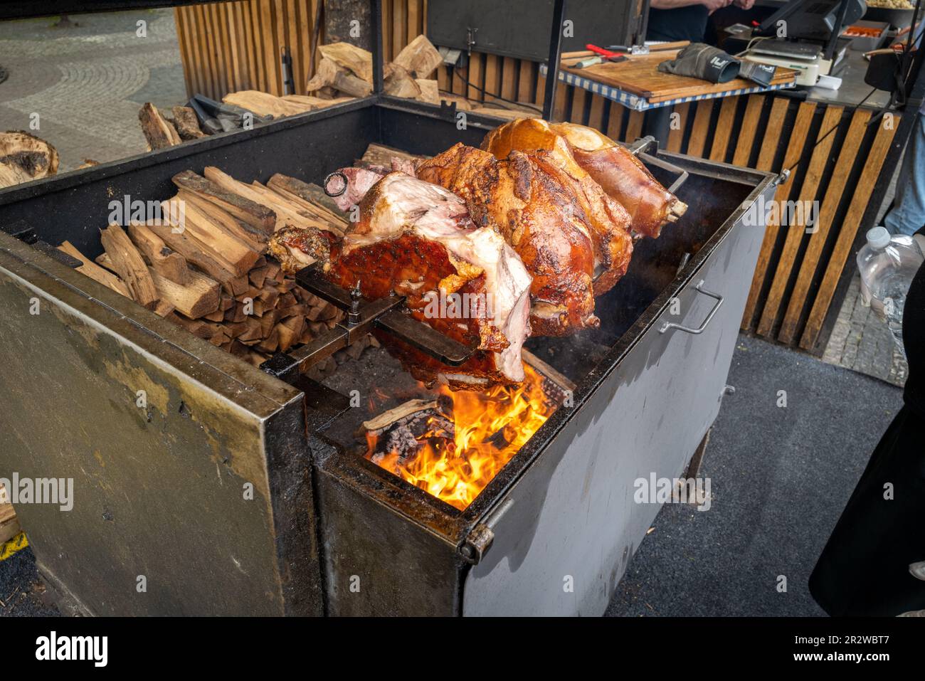 Ham intestine hi-res stock photography and images - Alamy