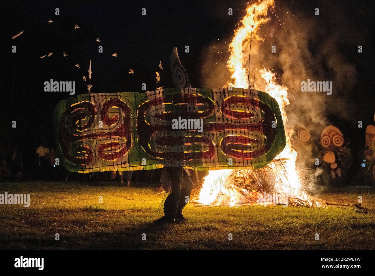 Papua New Guinea, New Britain Island, Rabaul, Baining. Traditional ...