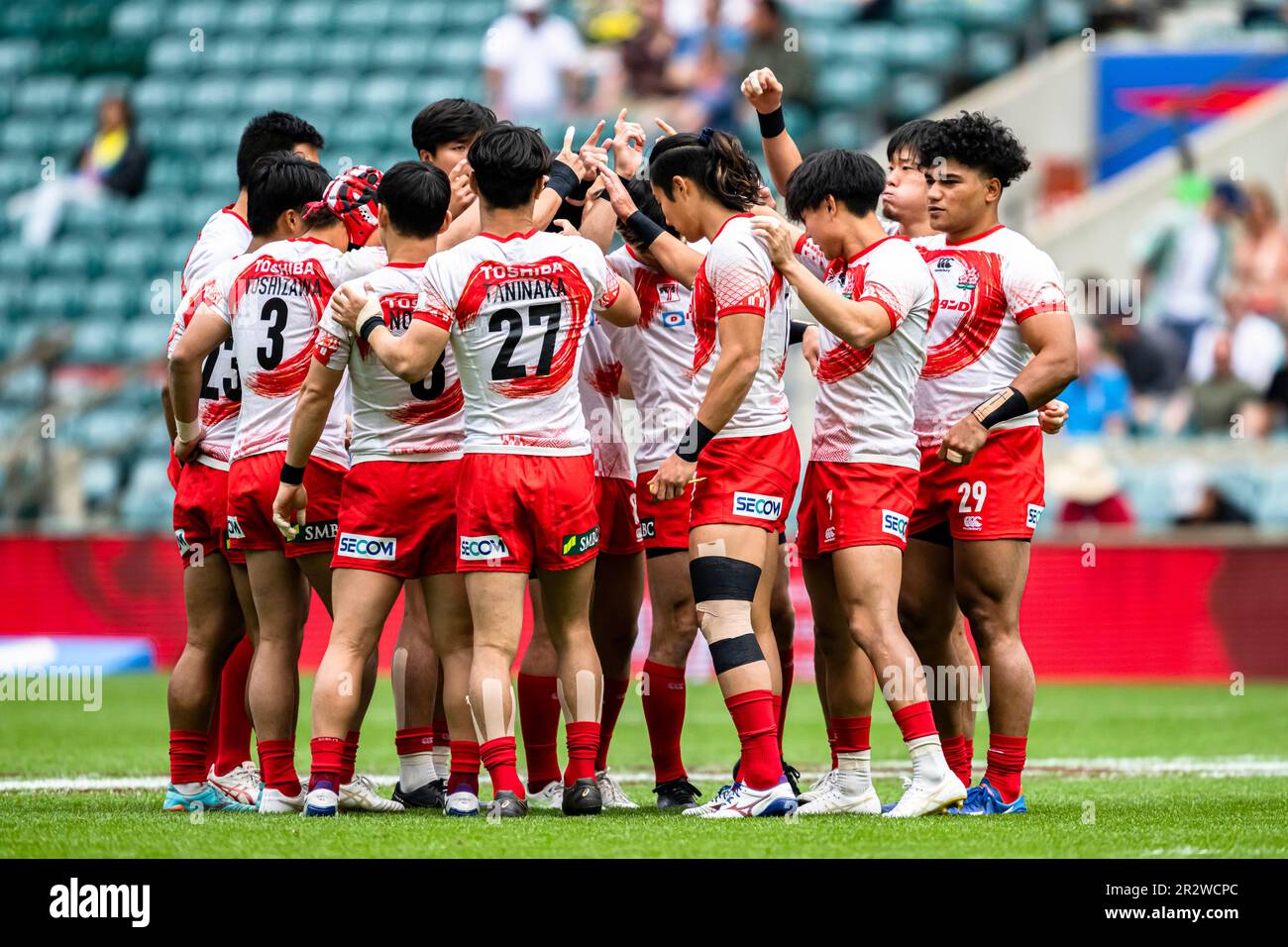 LONDON, UNITED KINGDOM. 21st, May 2023. Team Japan during South Africa ...
