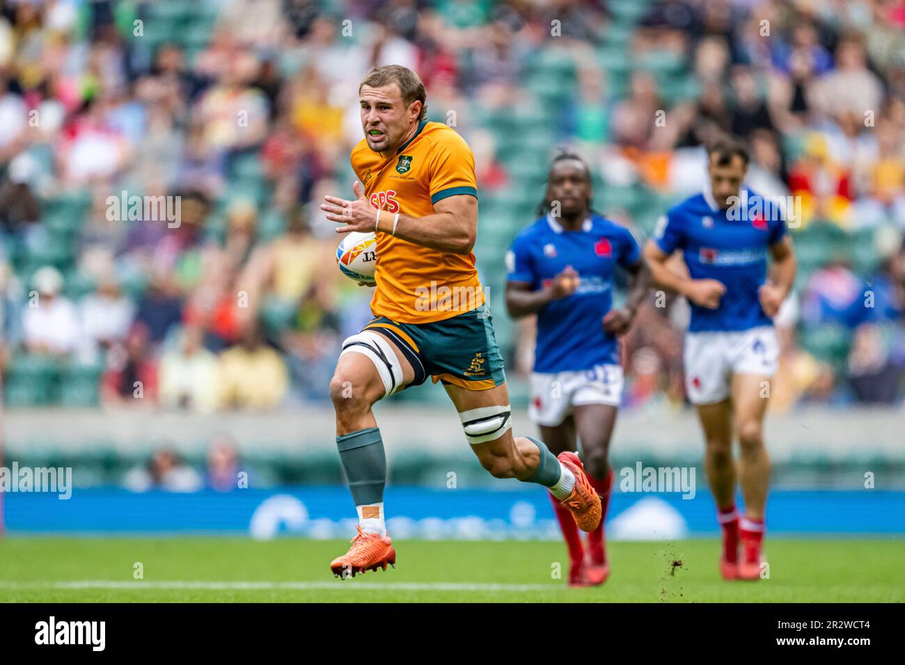 LONDON, UNITED KINGDOM. 21st, May 2023. Kye Oates of Australia (centre ...