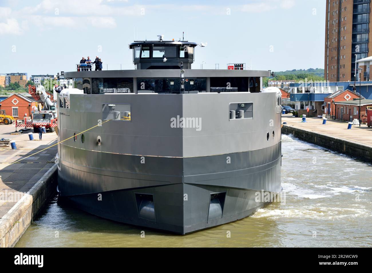 The new Battery Powered Electric events vessel OCEAN DIVA arriving for ...