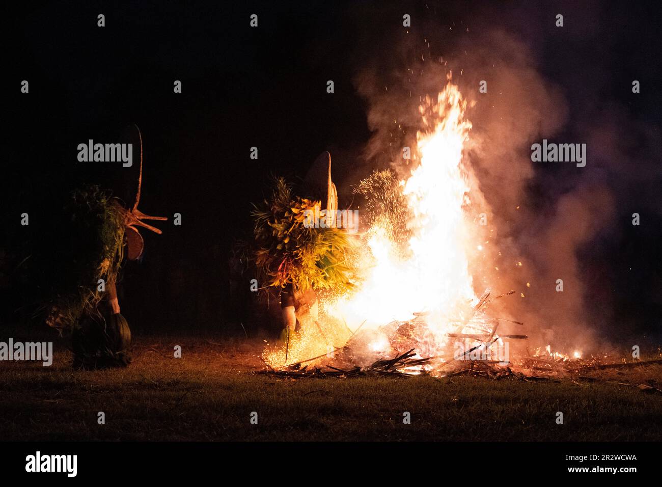 Papua New Guinea, New Britain Island, Rabaul, Baining. Traditional ...