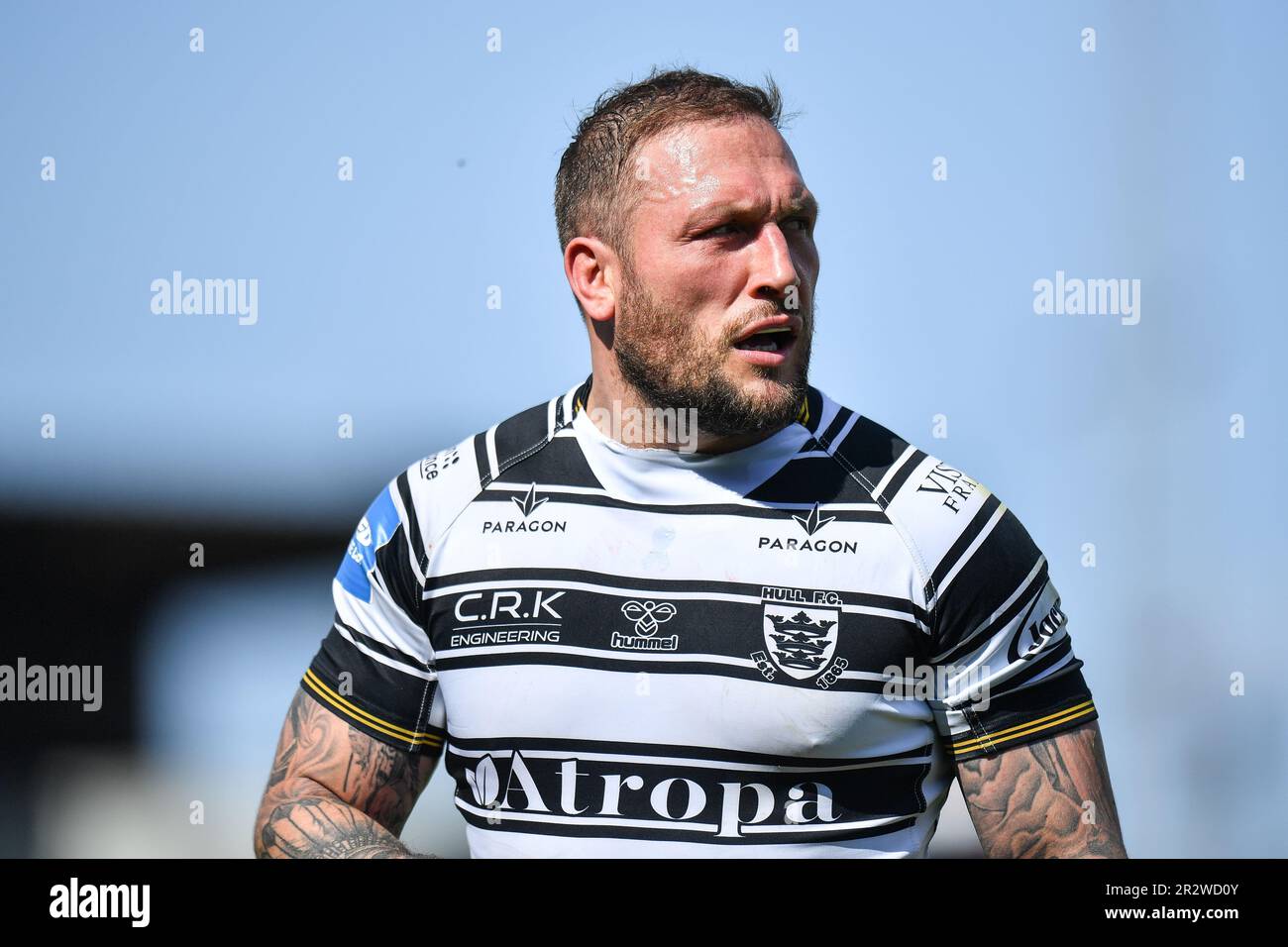 Castleford, England - 21st May 2023 - Josh Griffin of Hull FC. Rugby ...