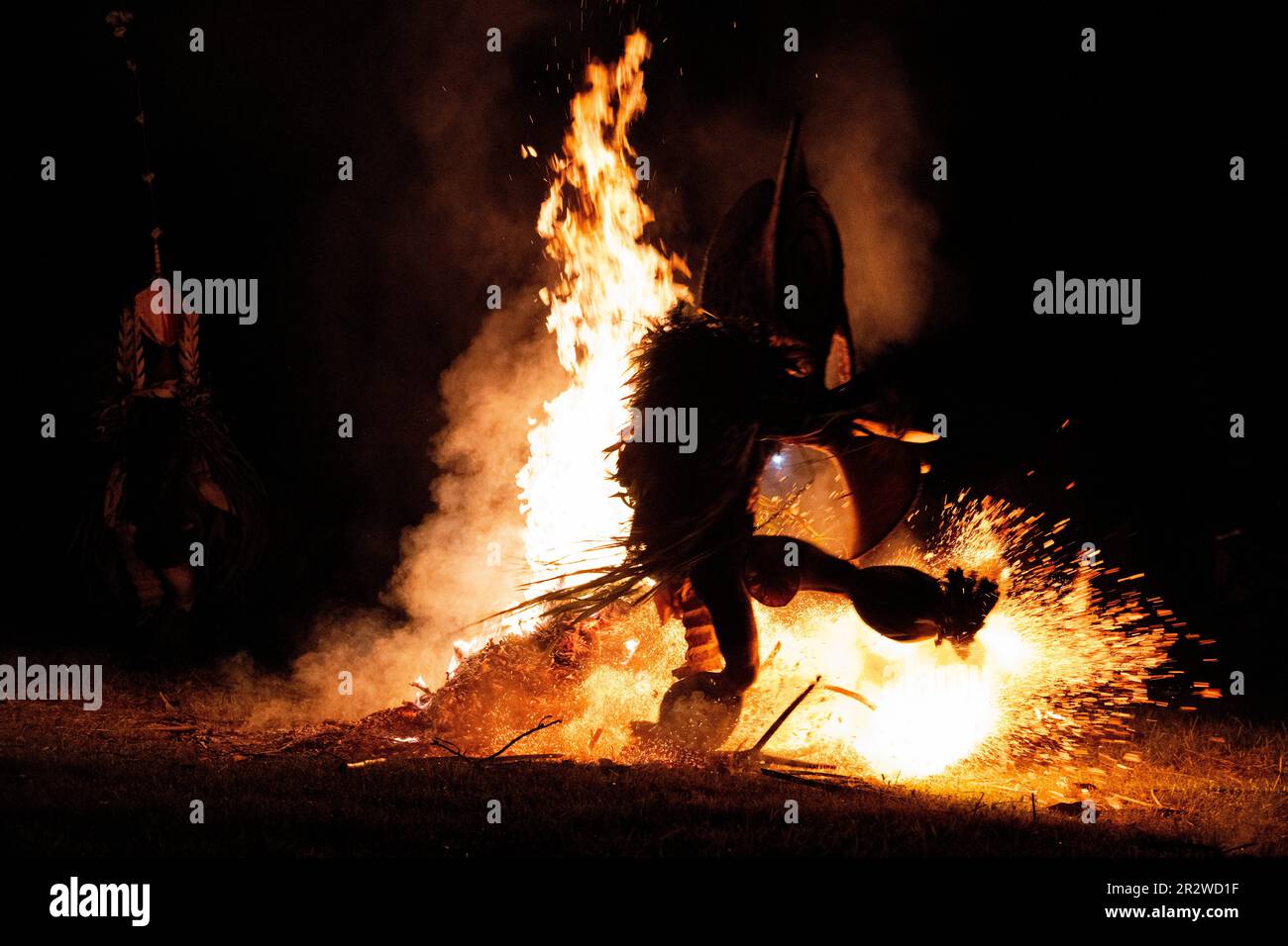 Papua New Guinea, New Britain Island, Rabaul, Baining. Traditional ...