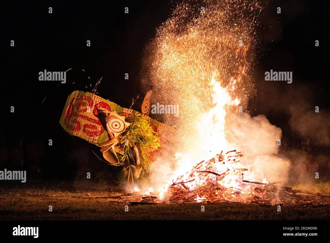 Papua New Guinea, New Britain Island, Rabaul, Baining. Traditional ...