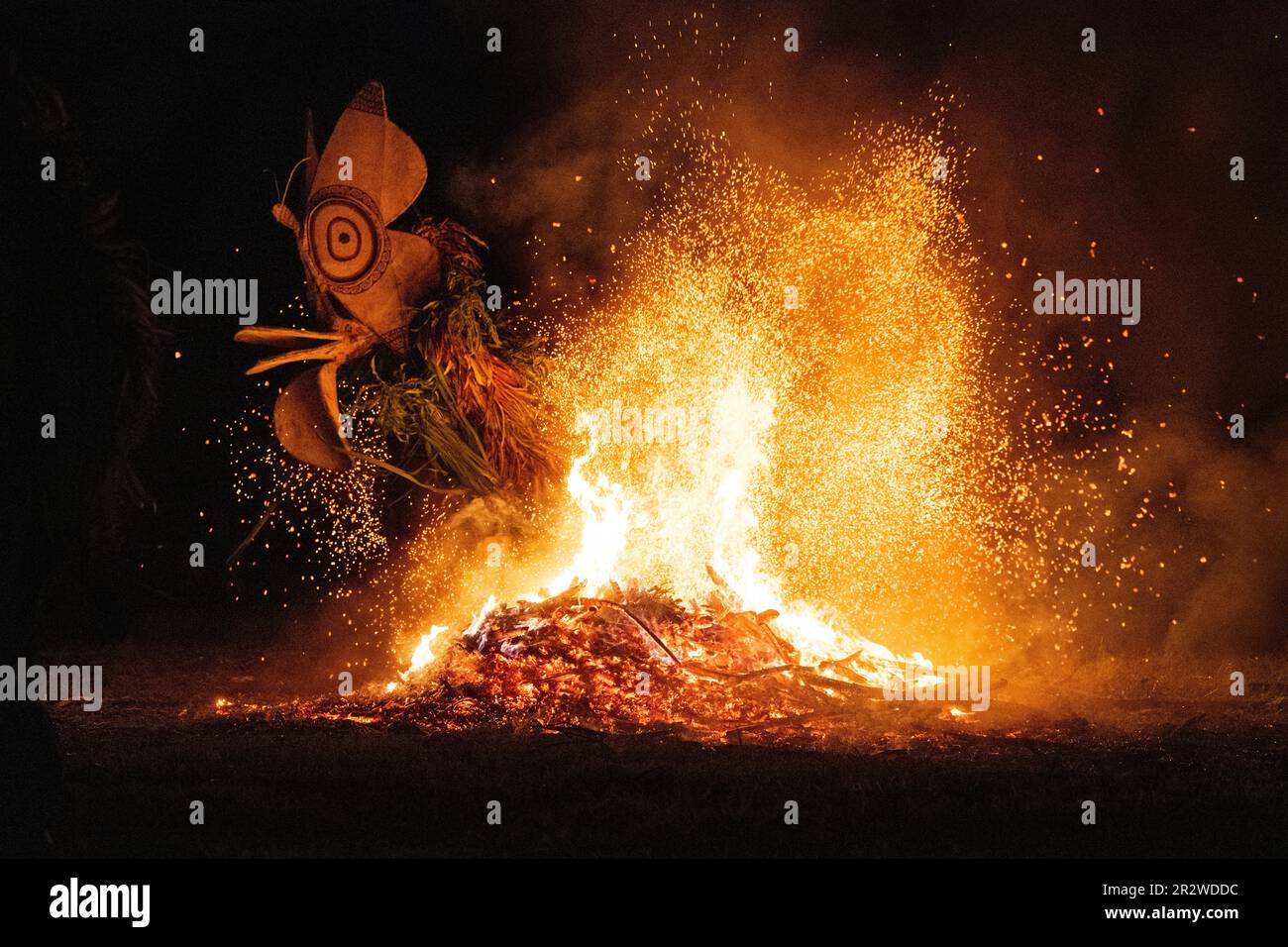 Papua New Guinea, New Britain Island, Rabaul, Baining. Traditional ...