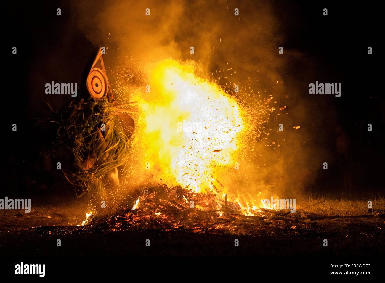 Papua New Guinea, New Britain Island, Rabaul, Baining. Traditional ...