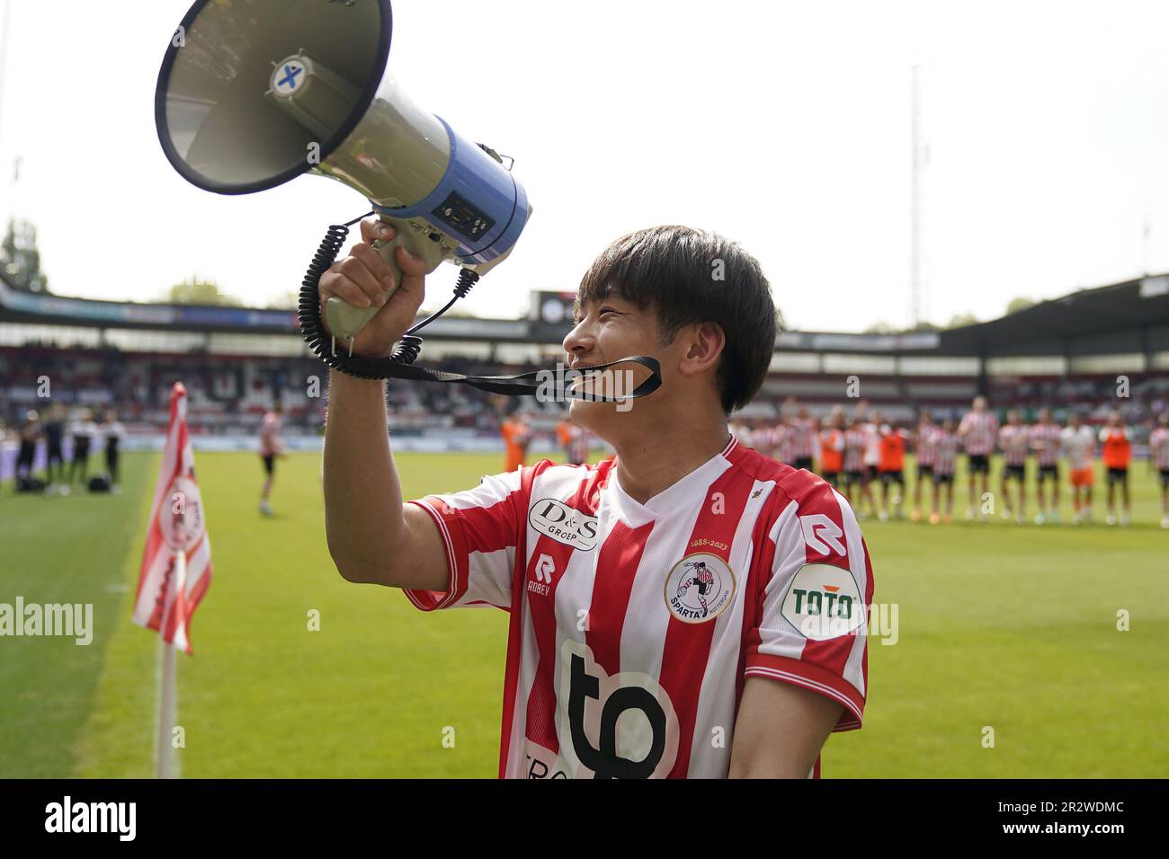 ROTTERDAM - Koki Saito of Sparta Rotterdam after the Dutch Eredivisie ...