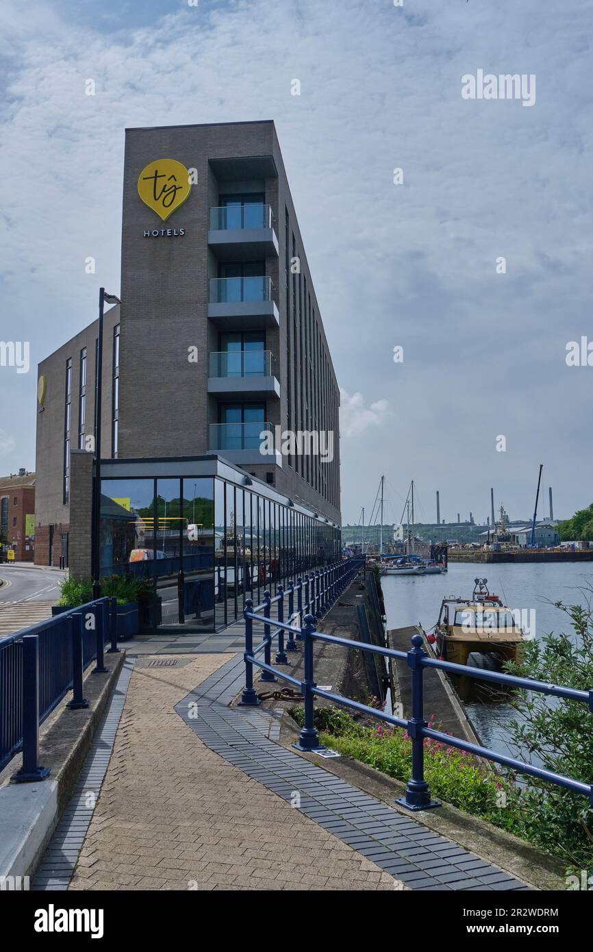 Ty Hotel Milford Waterfront, Milford Haven, Pembrokeshire Stock Photo ...