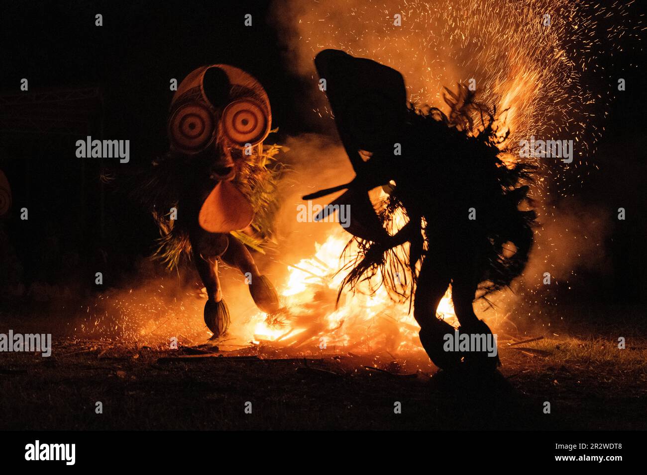 Papua New Guinea, New Britain Island, Rabaul, Baining. Traditional ...