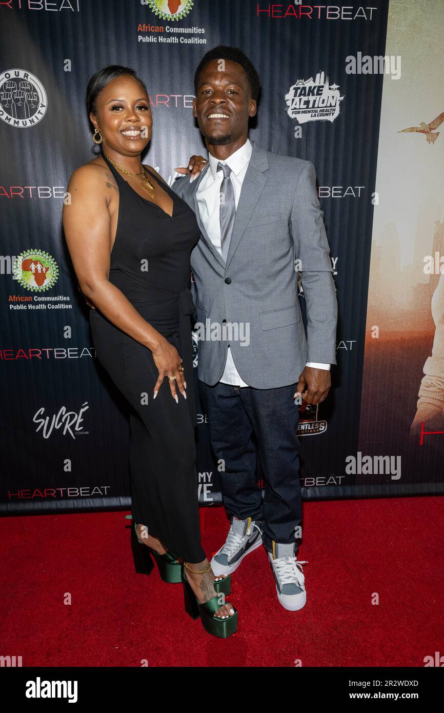 Los Angeles, California, USA. 20th May, 2023. Kimberly Fomby Jefferson, Actor Andre K. Jefferson ...