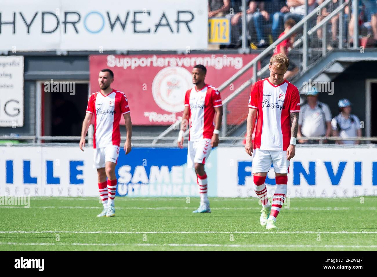 EMMEN - (lr) Lucas Bernadou of FC Emmen, Richairo Zivkovic of FC Emmen ...
