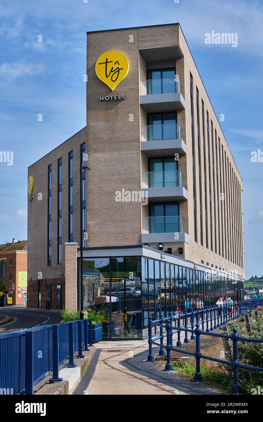 Ty Hotel, Milford Waterfront, Milford Haven, Pembrokeshire Stock Photo ...