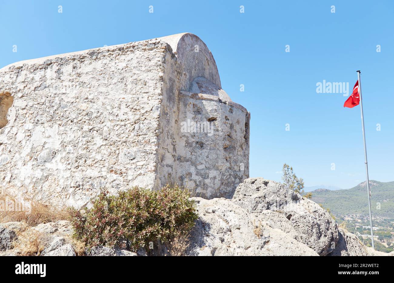 The ghost town of Kayakou outside of Fethiye, Turkey was once a ...