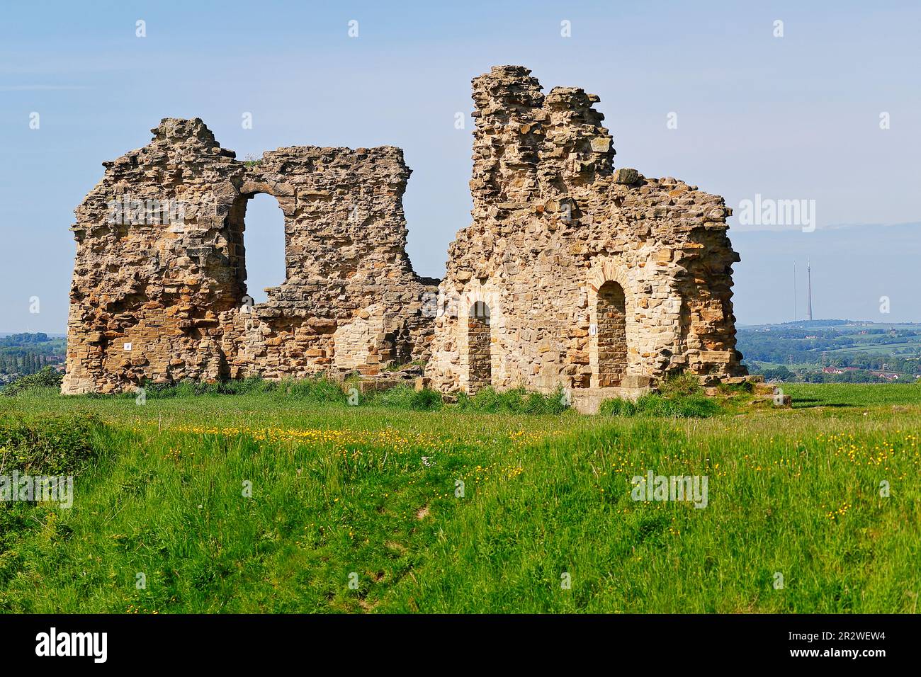 Sandal Castle near Wakefield,West Yorkshire,UK Stock Photo - Alamy