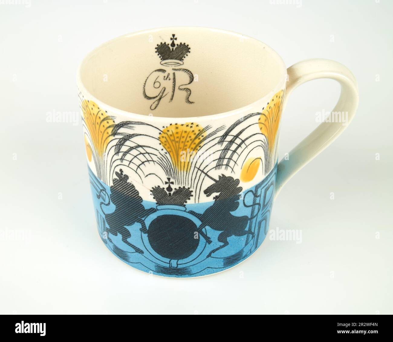 A rare Wedgwood King George VI and Queen Elizabeth 1937 coronation mug ...