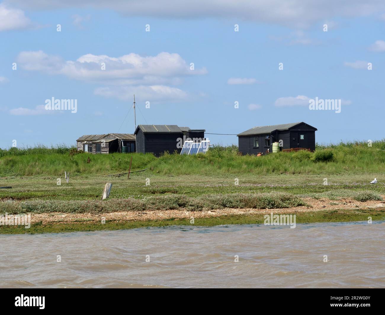 Orford, Suffolk - 21 May 2023 : Boat trip on the River Alde from Orford ...