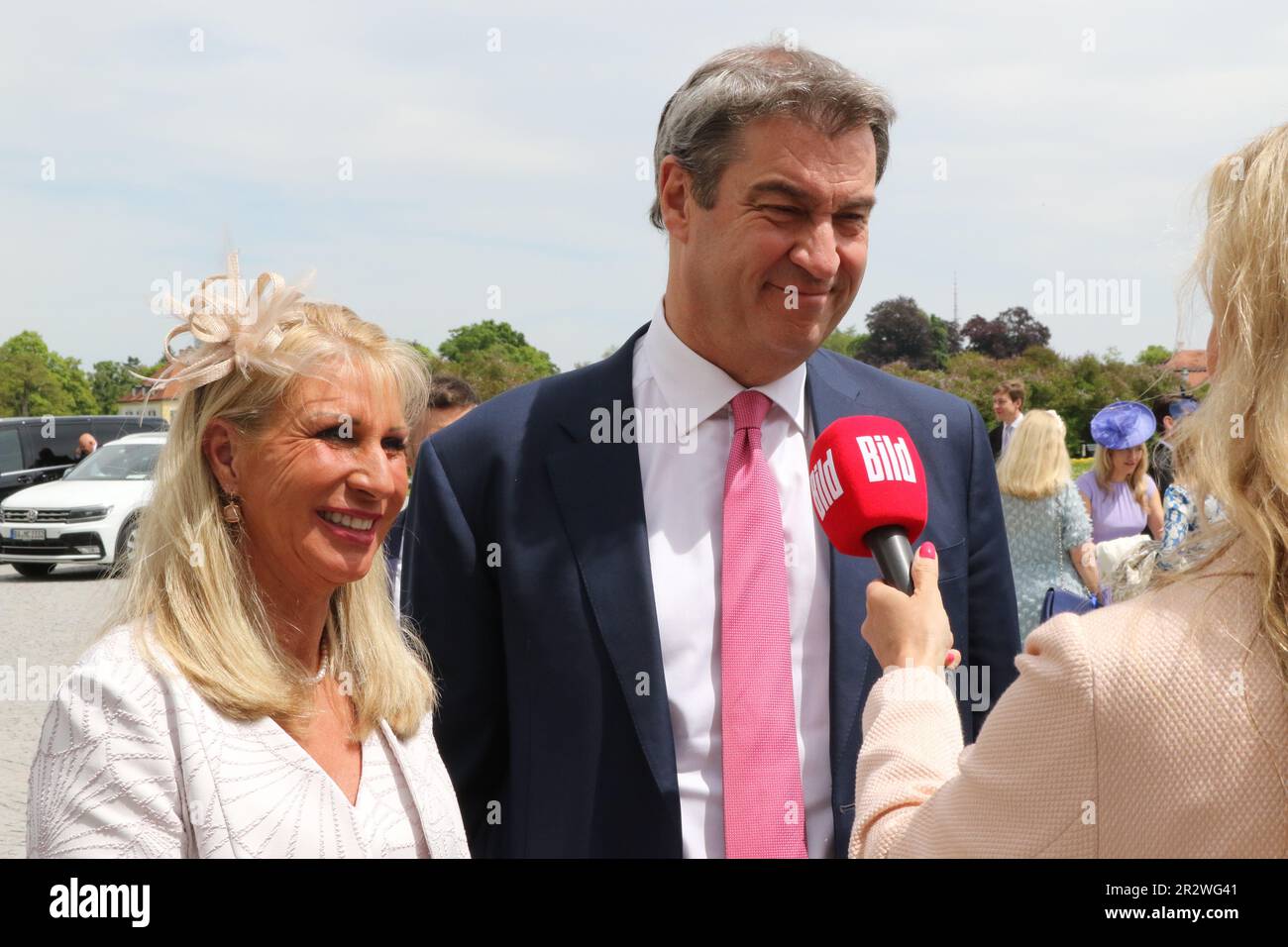 MUNICH, Germany - 20. MAY 2023: Minister Präsident Markus SODER has ...