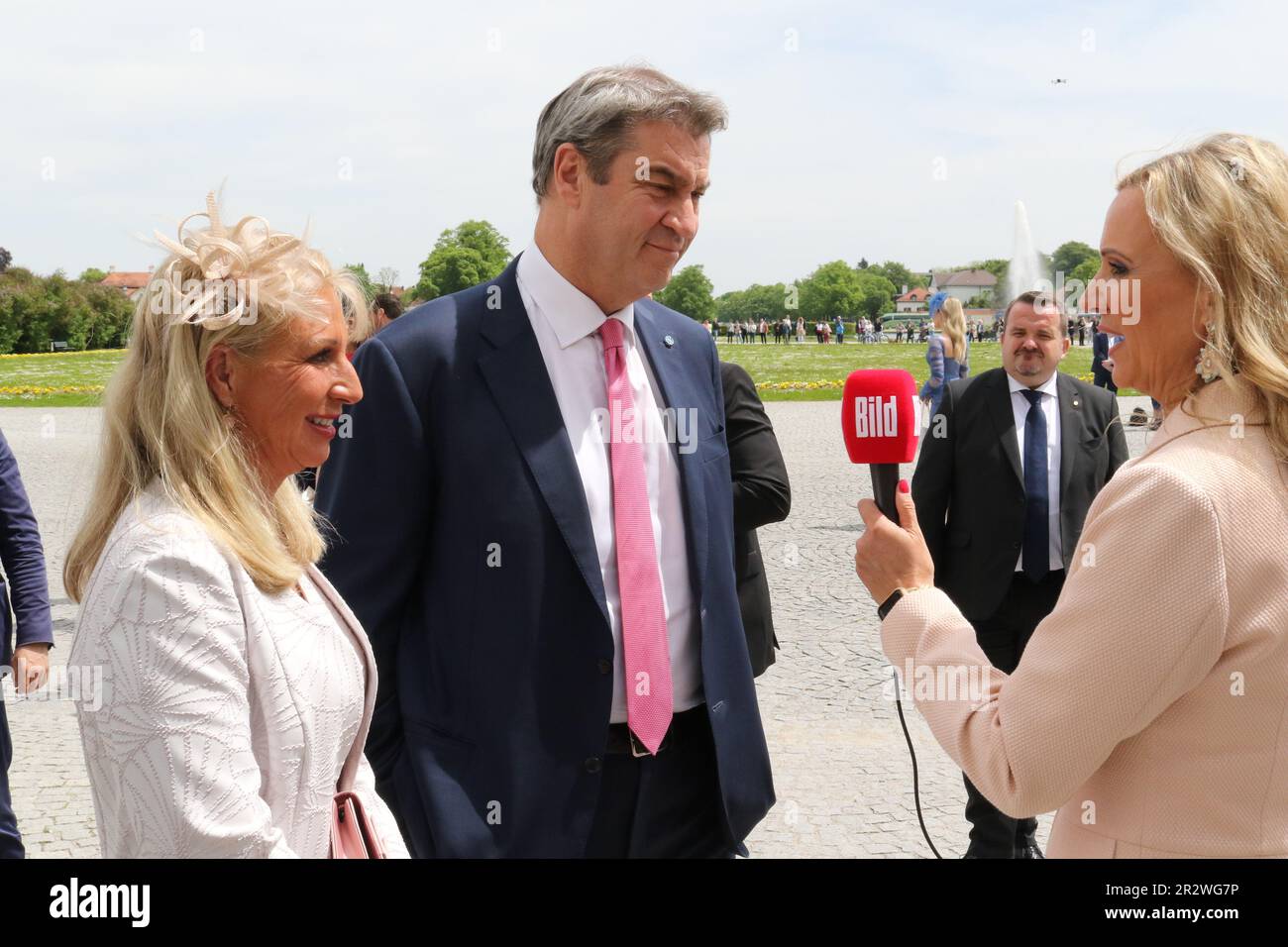 MUNICH, Germany - 20. MAY 2023: Minister Präsident Markus SODER has ...