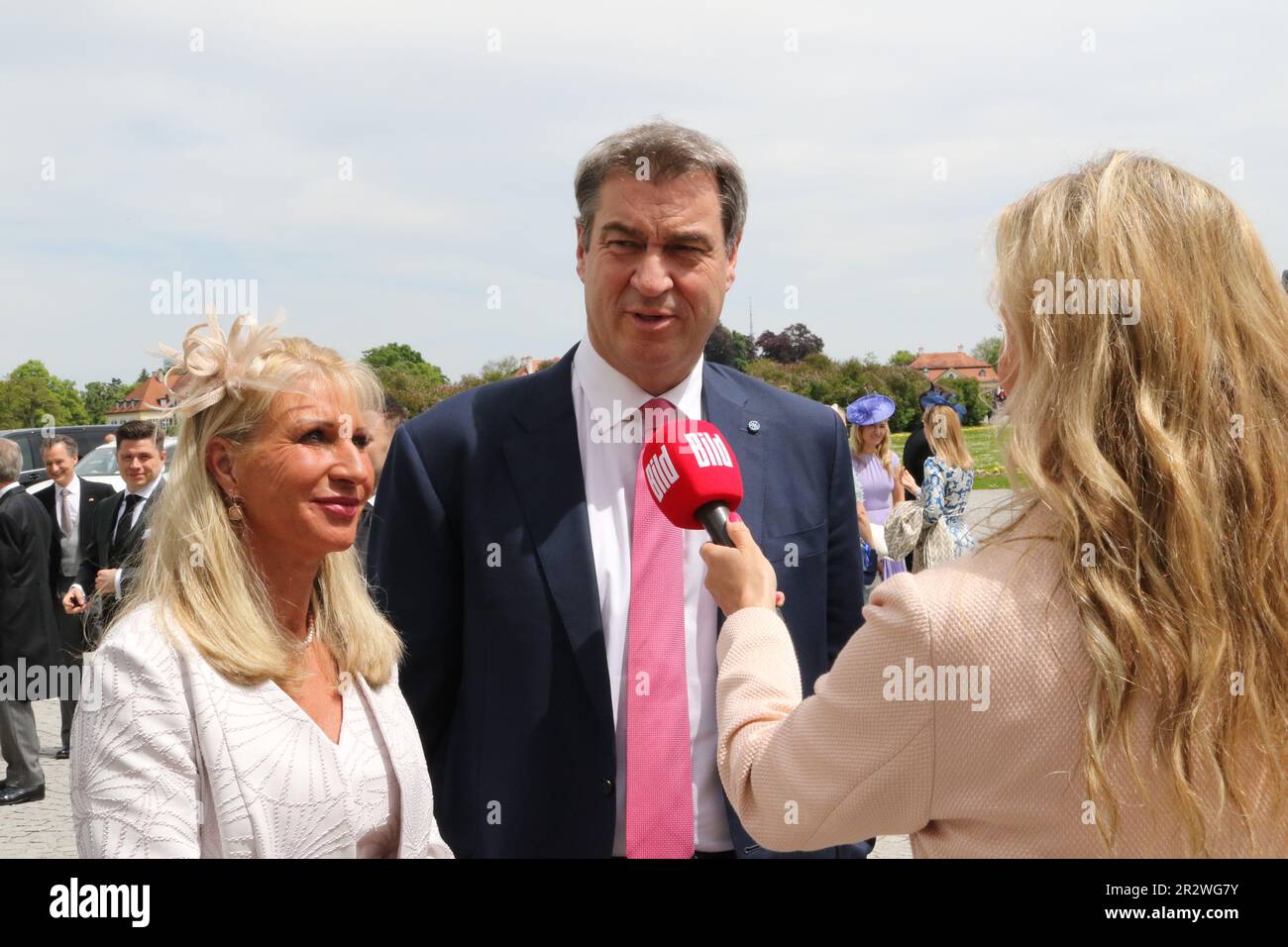 MUNICH, Germany - 20. MAY 2023: Minister Präsident Markus SODER has ...