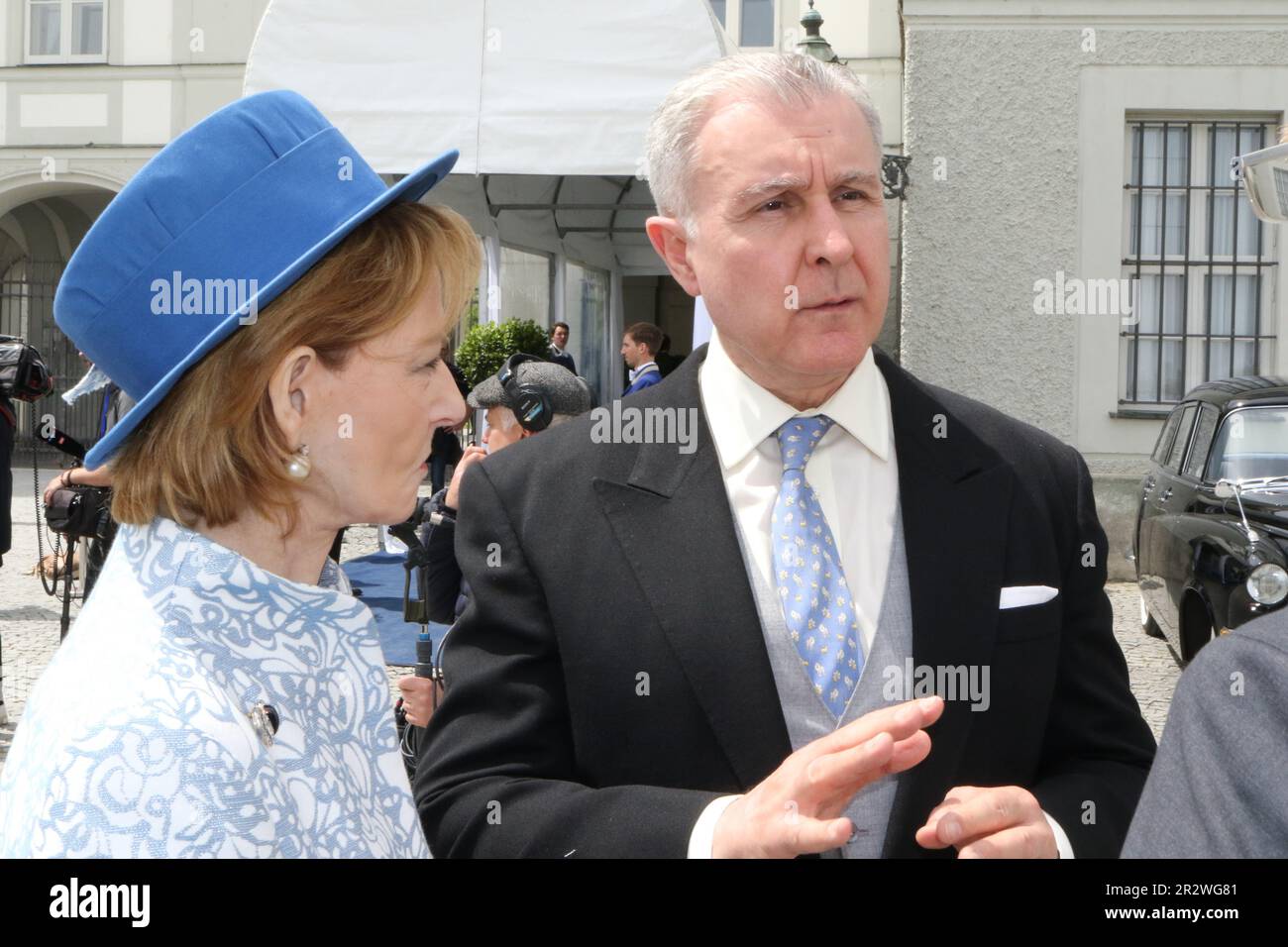 MUNICH, Germany - 20. MAY 2023: Romanian royal family, Romania's Crown ...