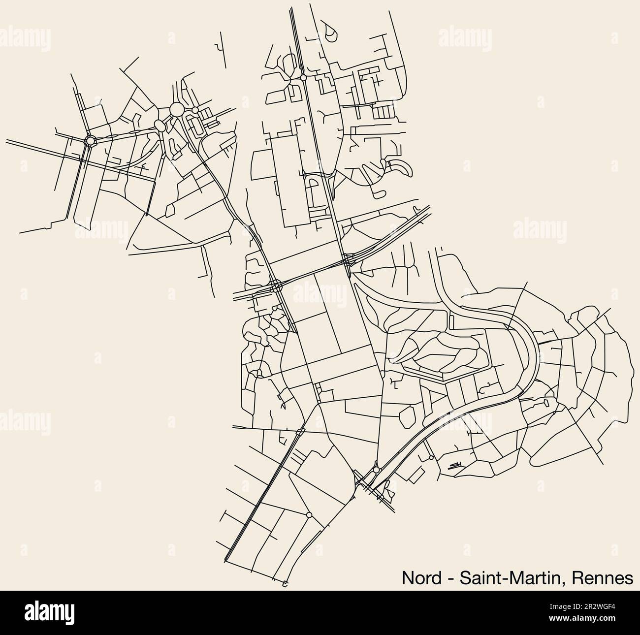 Saint martin road map hi-res stock photography and images - Alamy