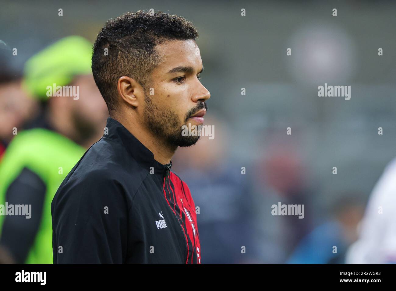 Junior Messias of AC Milan looks on during Serie A 2022/23 football ...