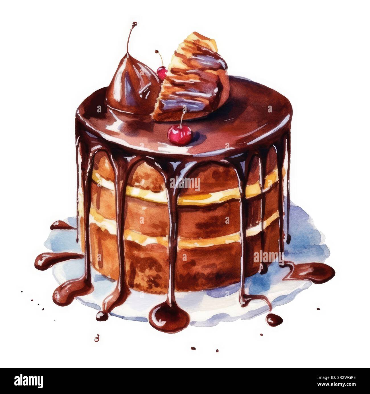 Birthday cake clipart hi-res stock photography and images - Alamy