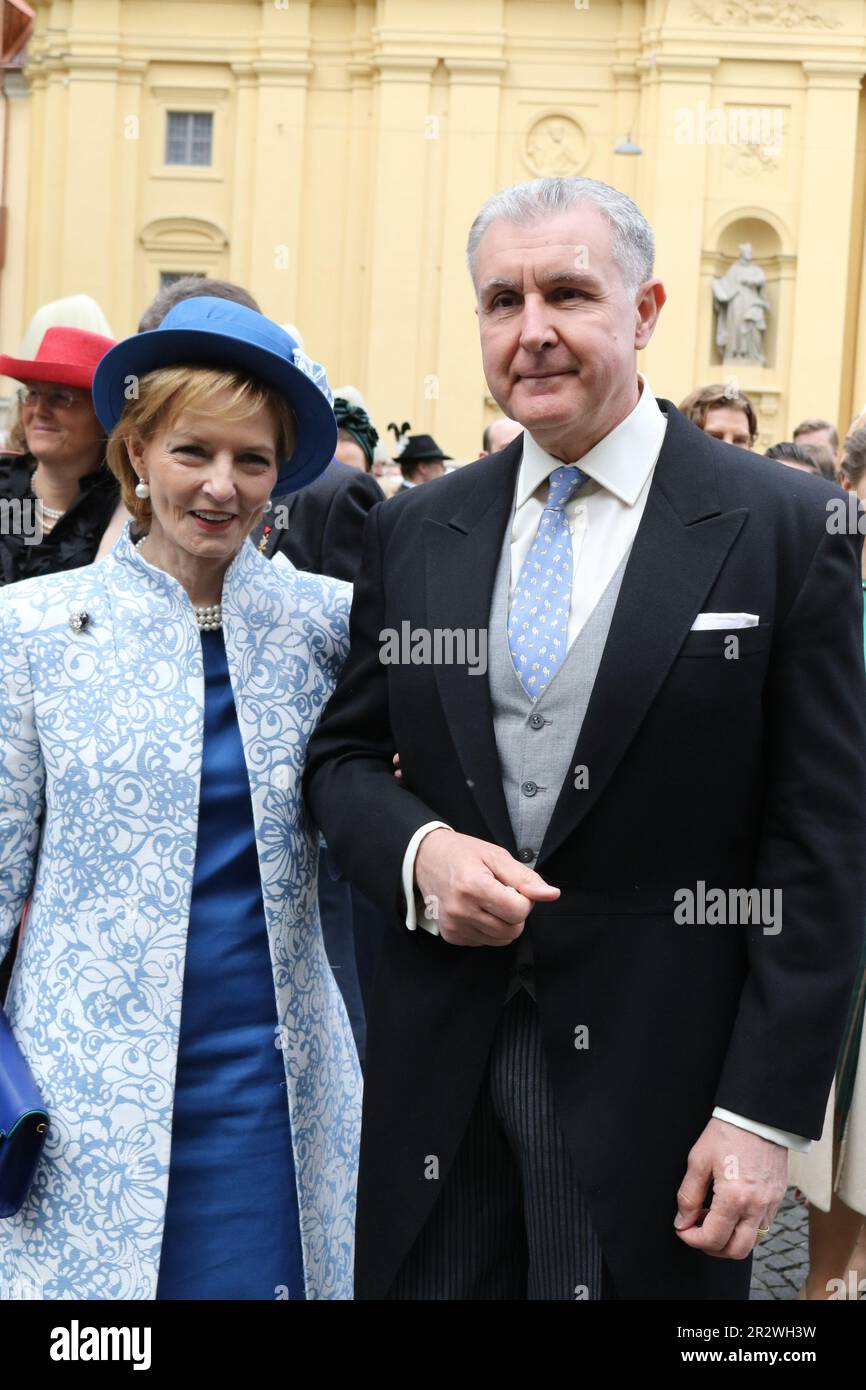 MUNICH, Germany - 20. MAY 2023: Romanian royal family, Romania's Crown ...