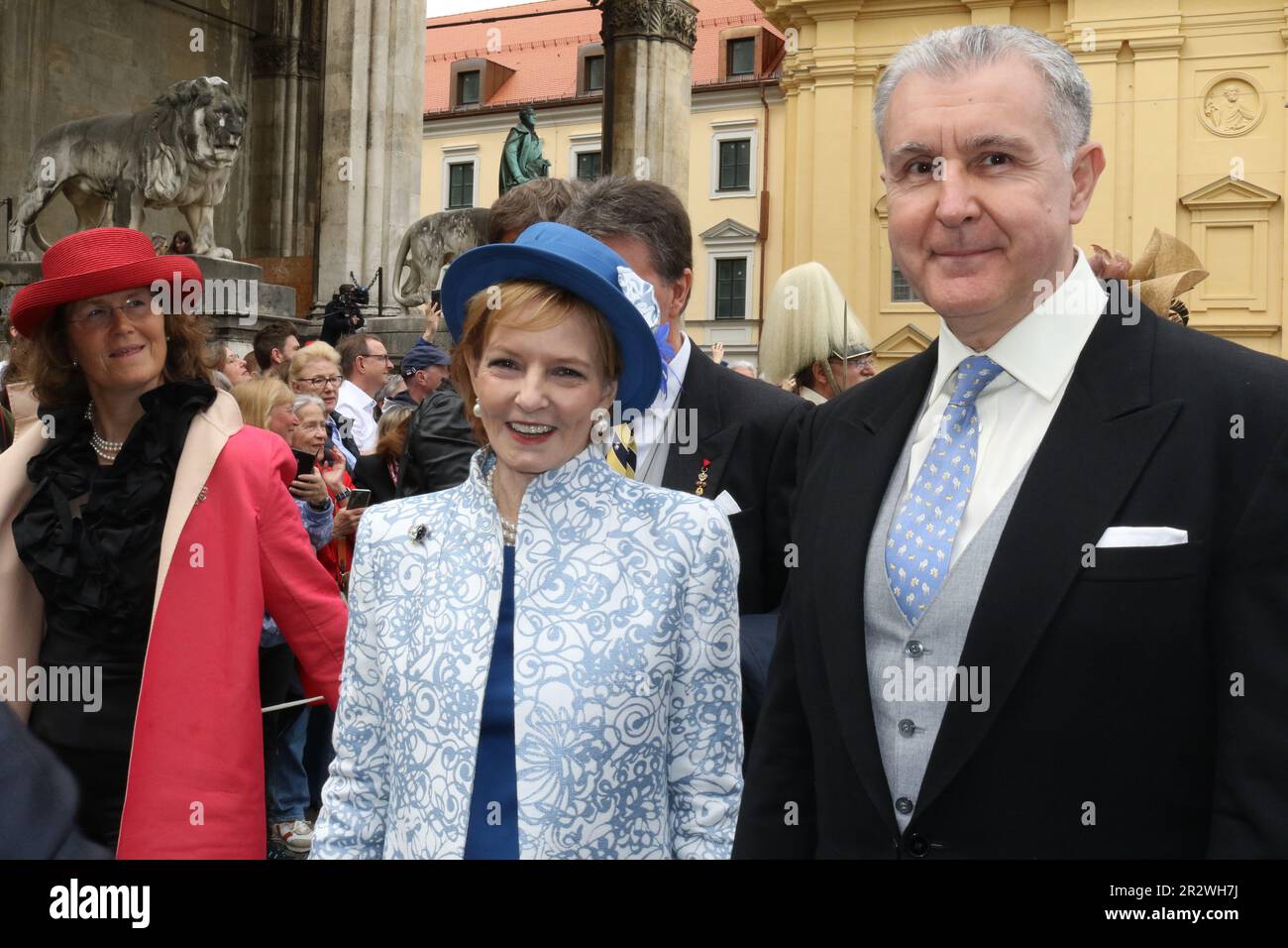 MUNICH, Germany - 20. MAY 2023: Romanian royal family, Romania's Crown ...
