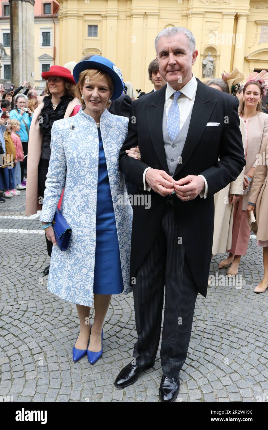 MUNICH, Germany - 20. MAY 2023: Romanian royal family, Romania's Crown ...