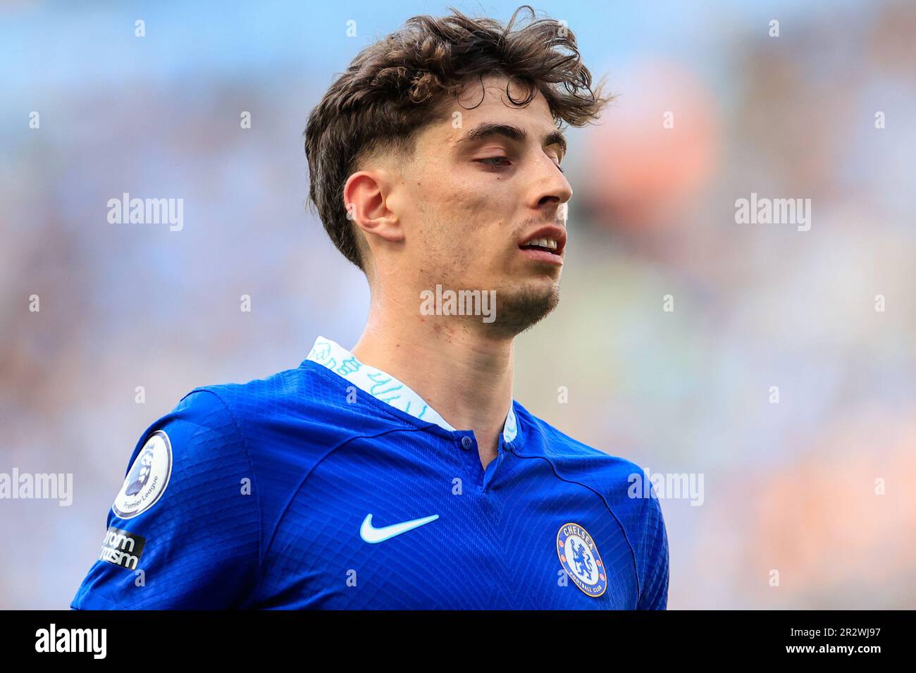 Kai Havertz #29 of Chelsea during the Premier League match Manchester ...