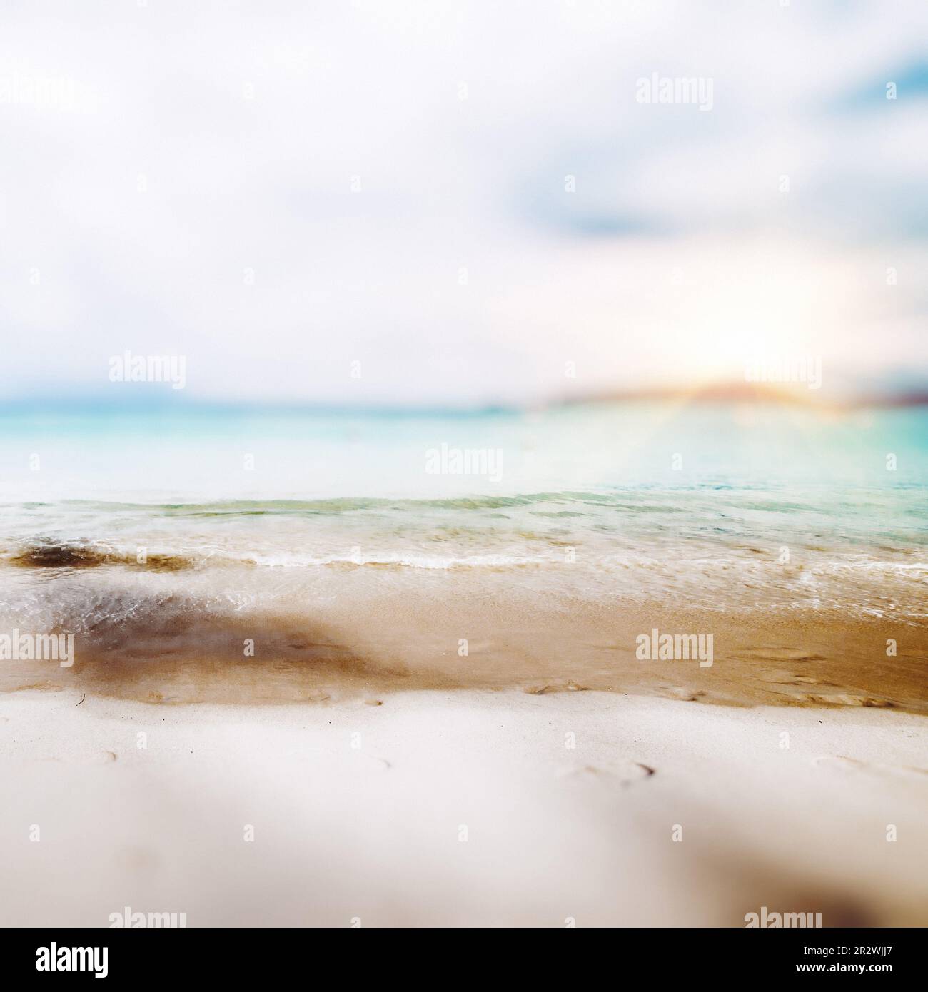 Tropical lost beach summer background Stock Photo - Alamy