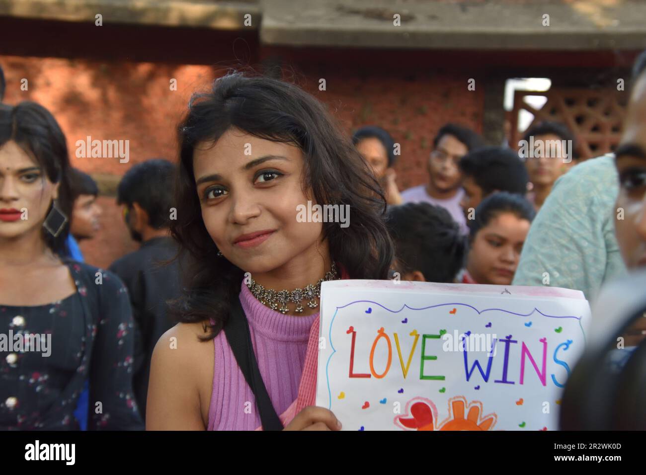 May 21, 2023, Kolkata, India: LGBTQ community take part during a rally ...