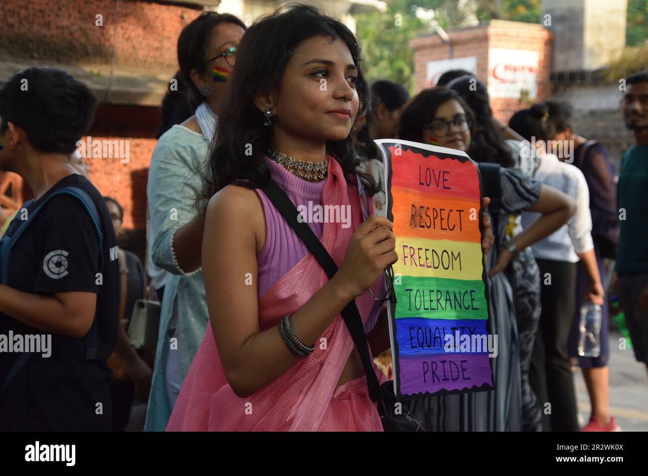 May 21, 2023, Kolkata, India: LGBTQ community take part during a rally ...