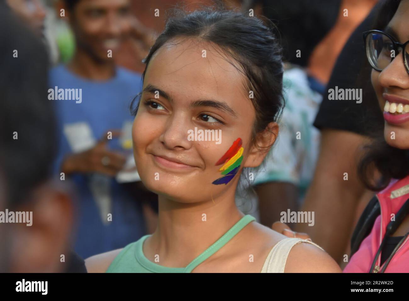 May 21, 2023, Kolkata, India: LGBTQ community take part during a rally ...