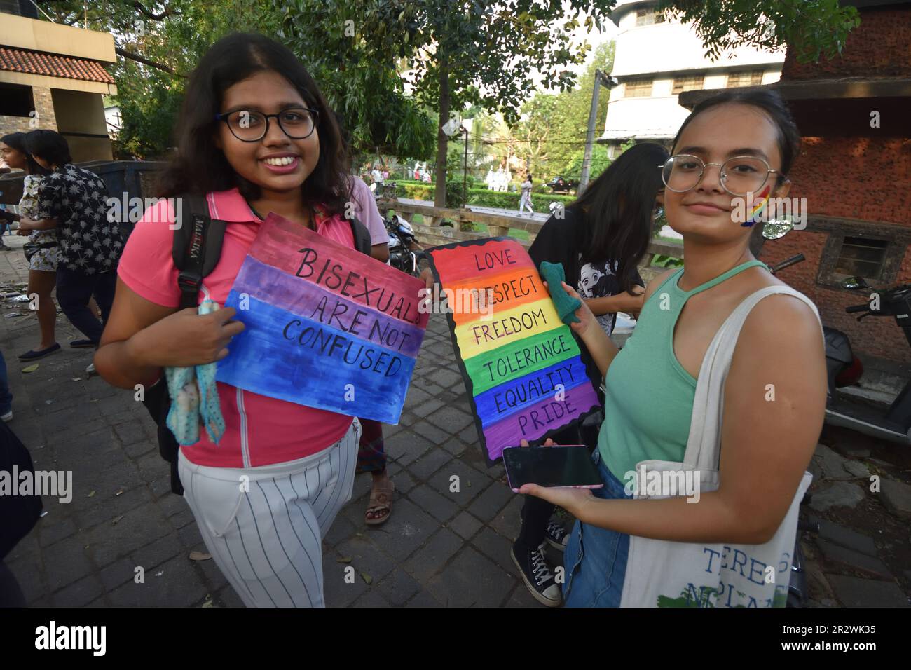 May 21, 2023, Kolkata, India: LGBTQ community take part during a rally ...