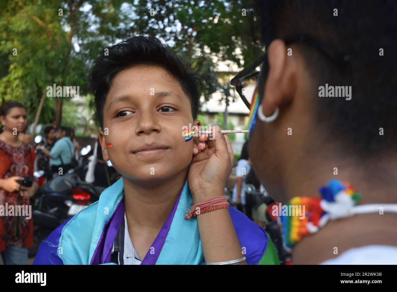 May 21, 2023, Kolkata, India: LGBTQ community take part during a rally ...